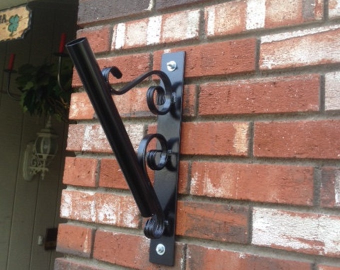 Wrought Iron Flag Holders - Etsy