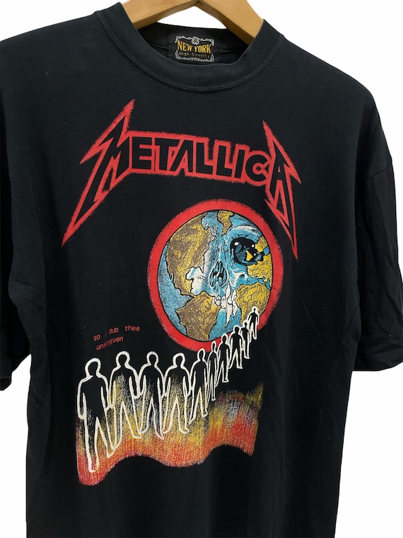 Vintage Bootleg Metallica Rare Graphic Tshirt - Gem