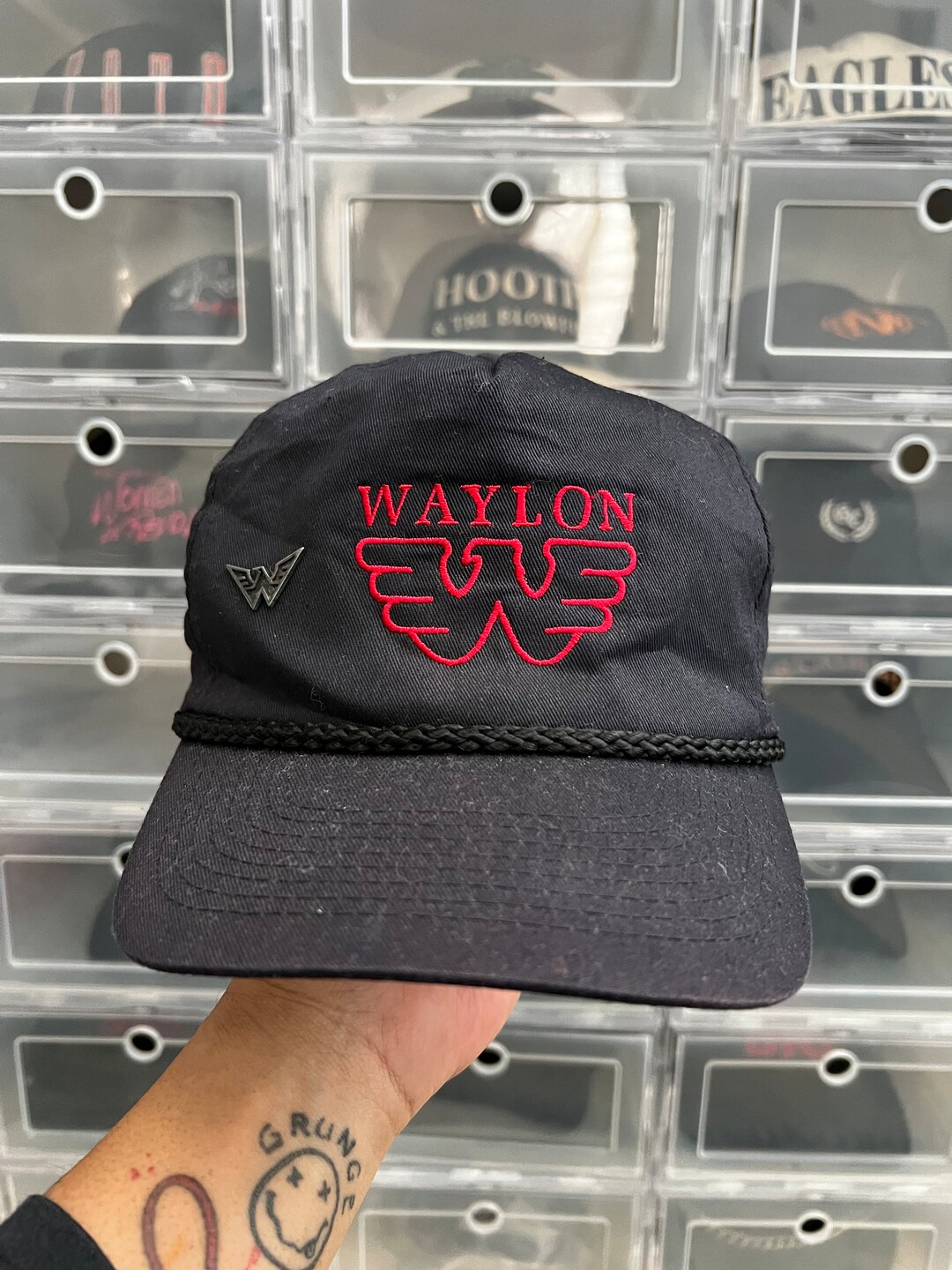 Vintage Waylon Jennings Singer Musician Hat - Etsy