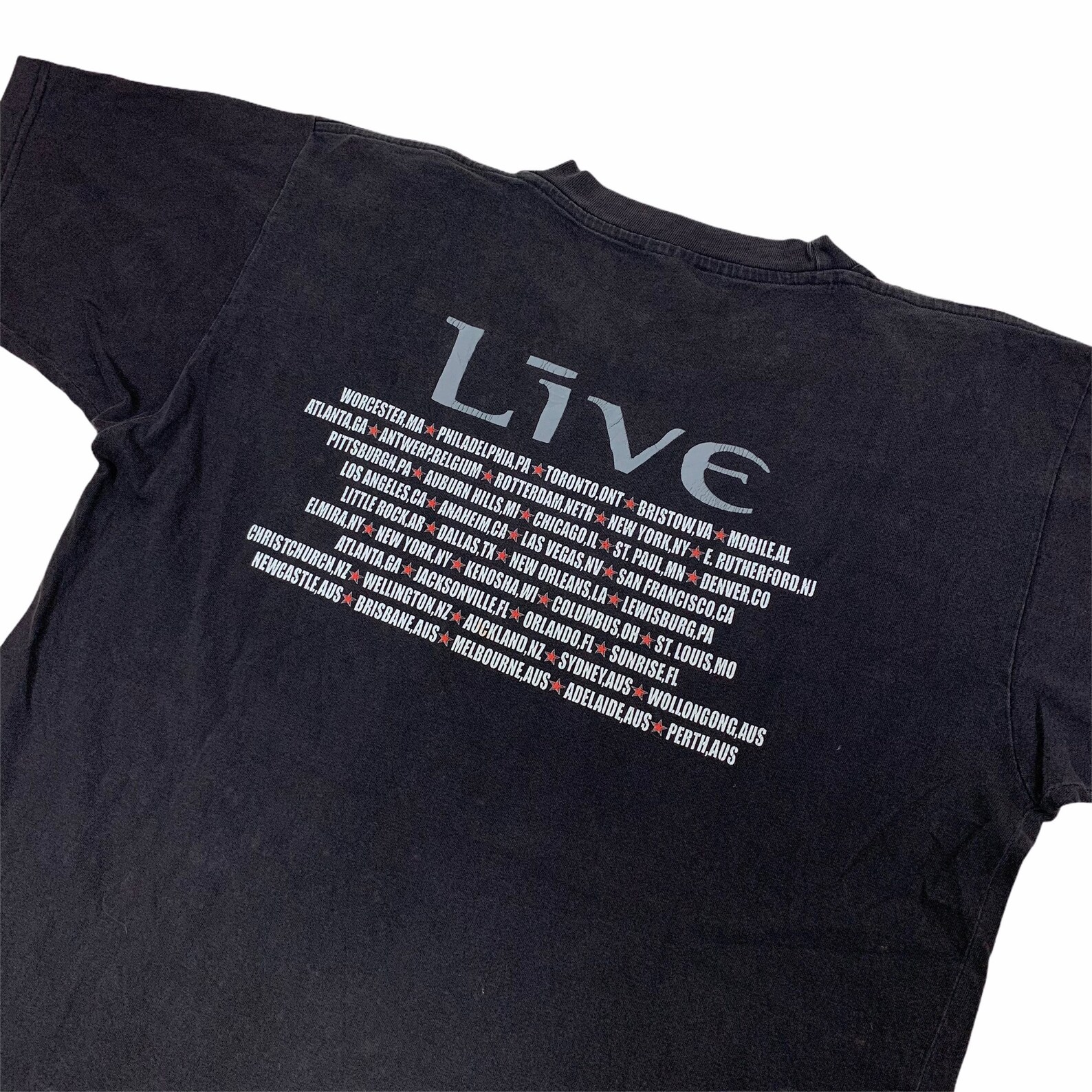 Vintage 90s Live Band Tshirt Rock Grunge Alternative Etsy