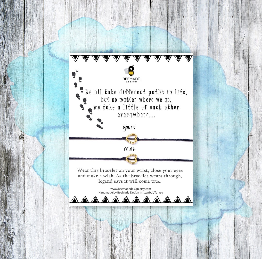 Friendship Gifts for Best Friend Long Distance Friendship Bracelet Best ...