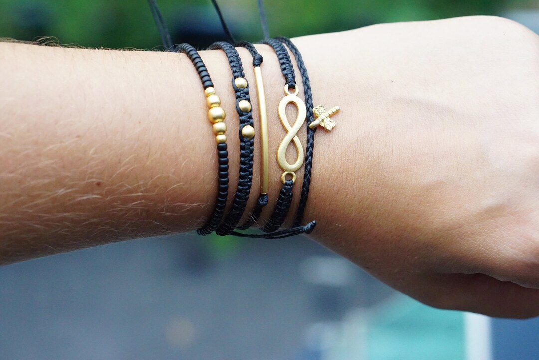 Black Gold Boho Bracelets - Perfect Tween Girl Birthday Gift - VSCO ...