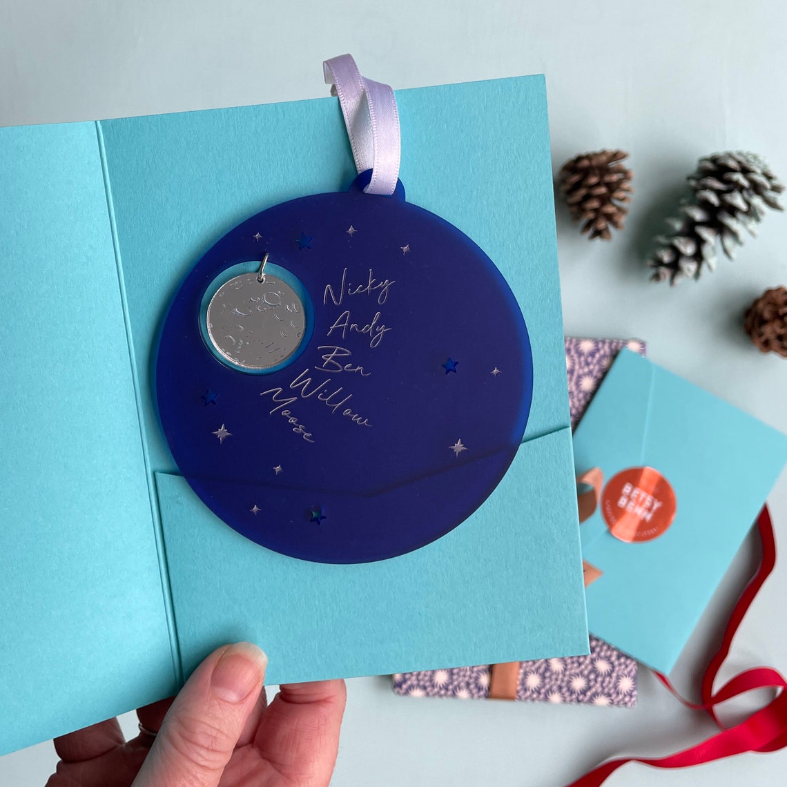 Night Sky Personalised Star Sign Zodiac Christmas Tree - Etsy