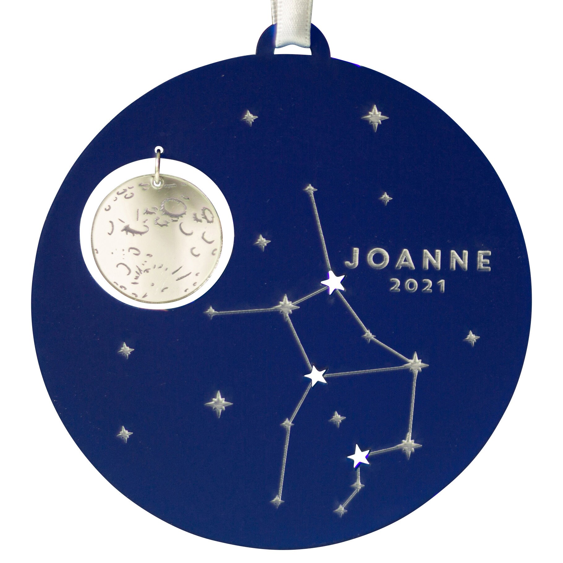 Night Sky Personalised Star Sign Zodiac Christmas Tree - Etsy