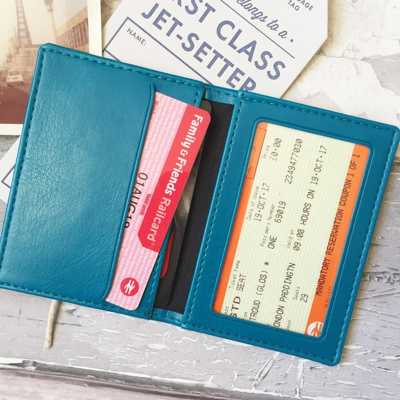 Ticket to Ride Personalised Travel Card Holder|bank Card|season Ticket ...