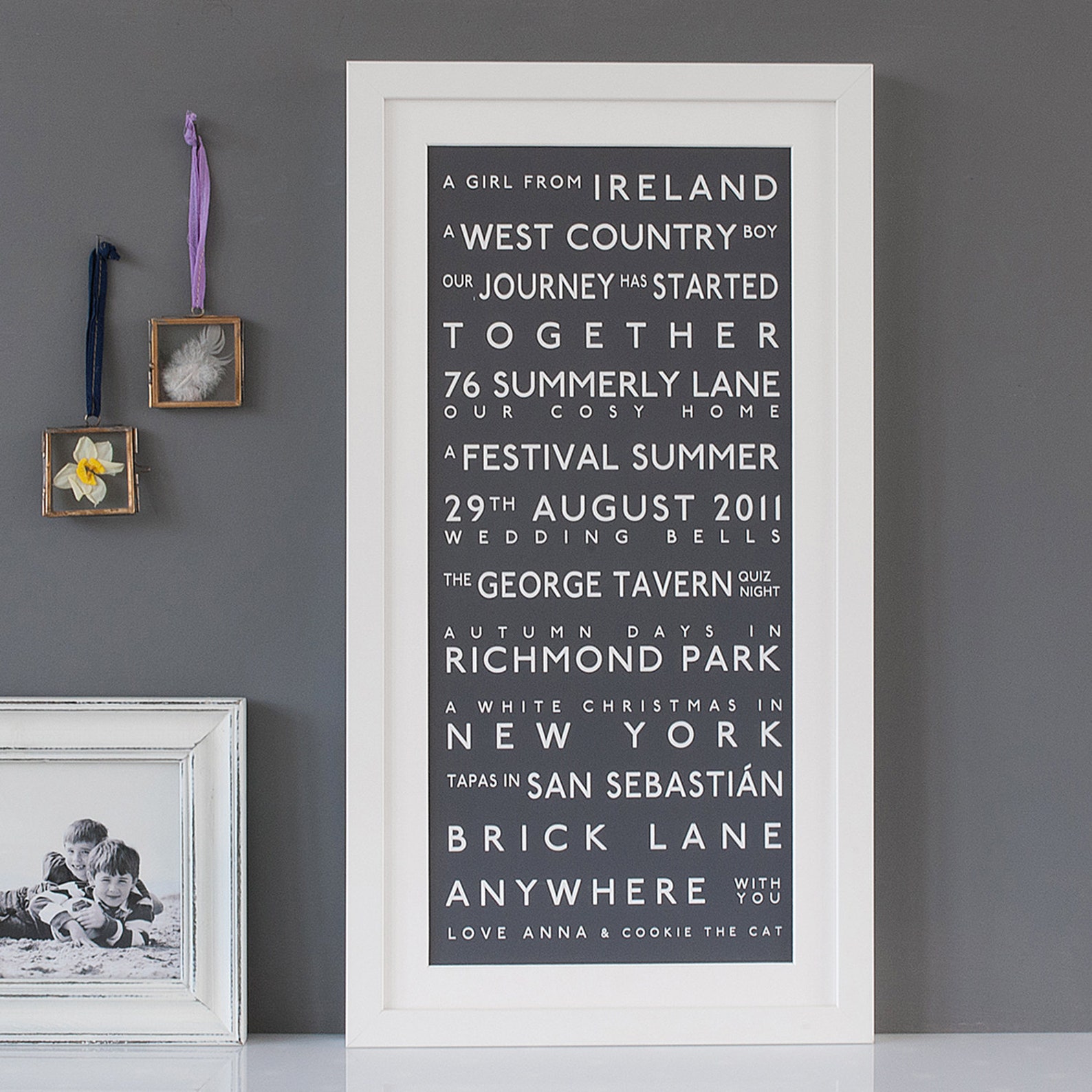 Personalised Destination Bus Blind Print. Routemaster Subway Print ...