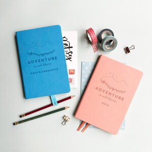 Adventure Personalised Travel Journal Notebook. Perfect Gift for Anyone ...