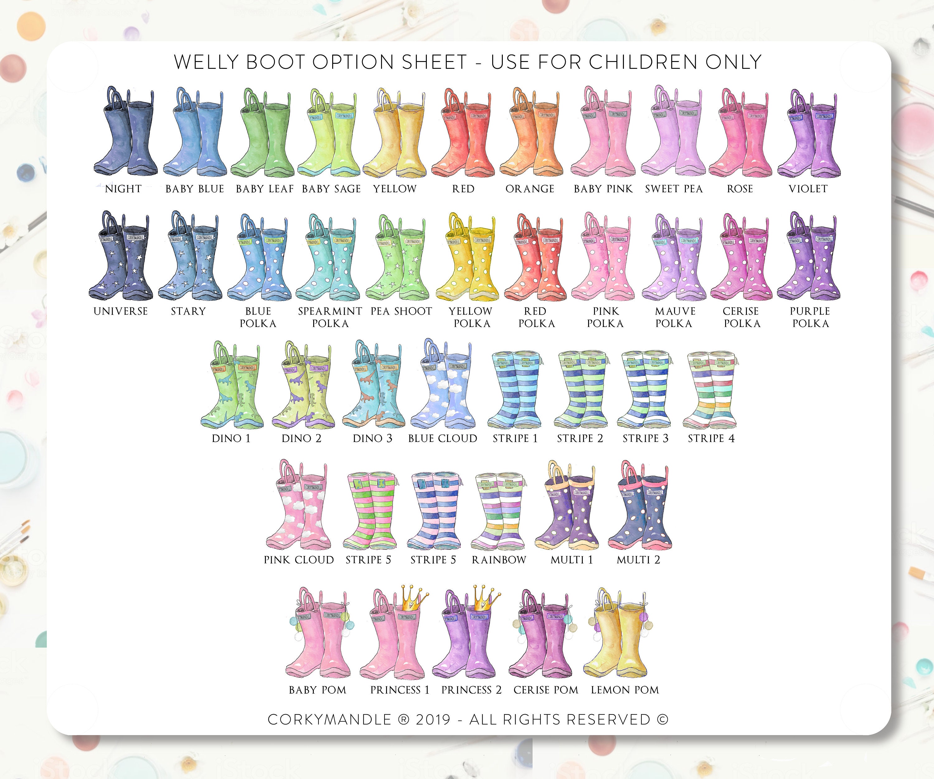 The ®original Welly Boot Family Tree Personalised Family Print , Welly ...