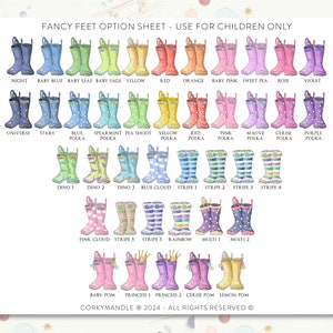 The Original Fancy Feet Family Print Personalised Family Group Children ...