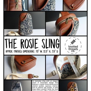 Rosie Sling PDF Sewing Pattern | Ambidextrous Sling W/spacious Front ...