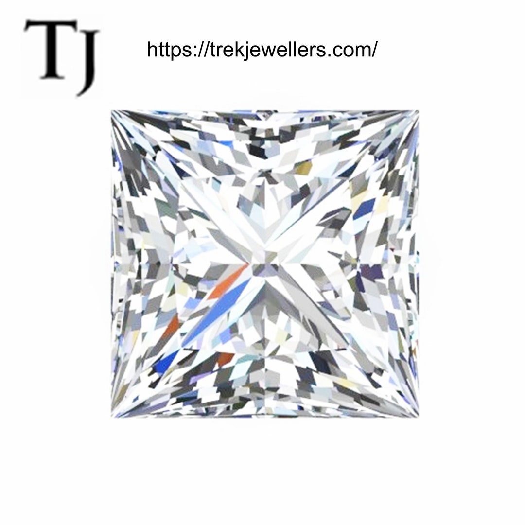 Diamonds Lab Grown Princess 0.50ct to 5carat DEF Colorless VS1-VVS2 ...