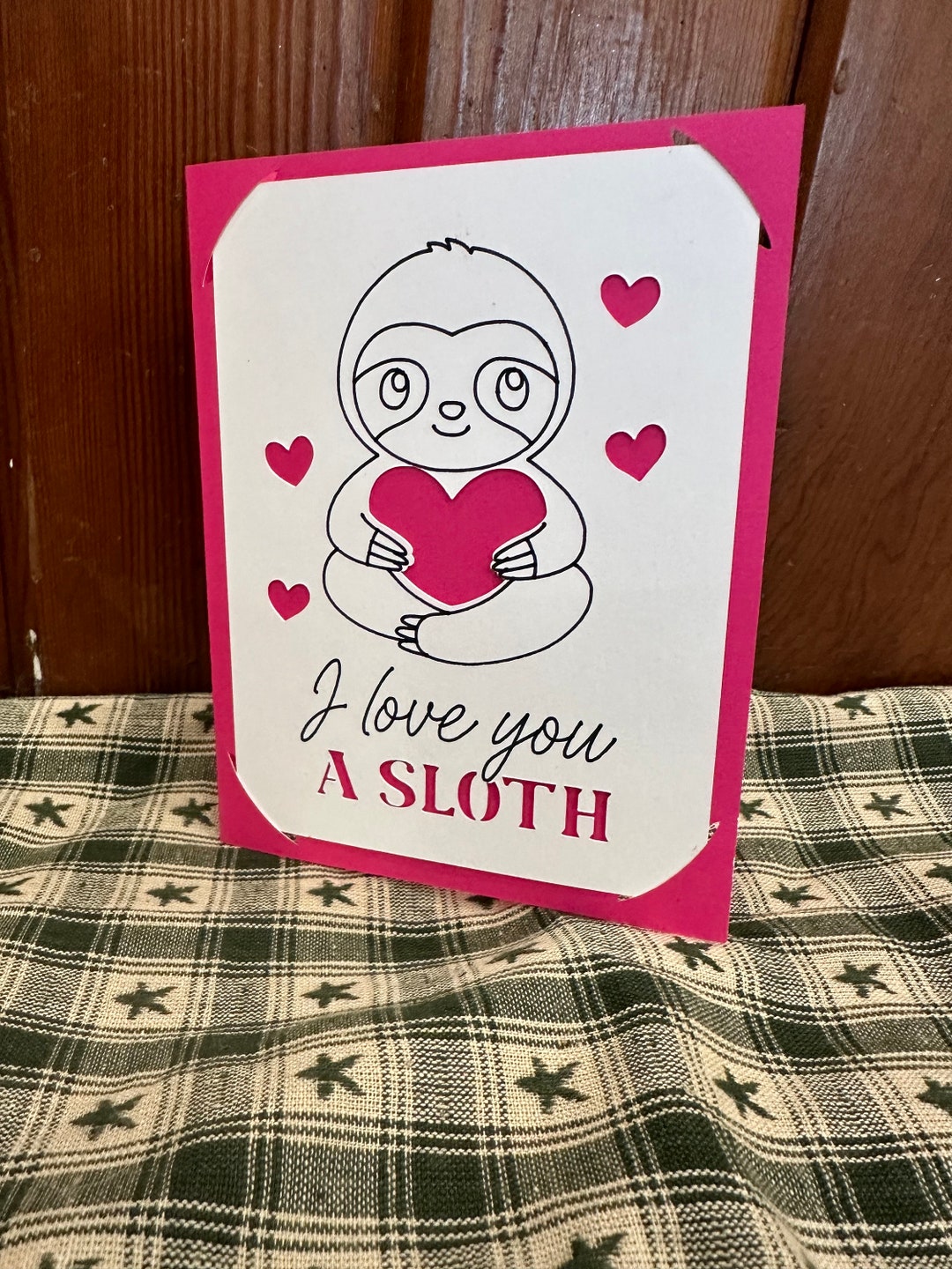 Sloth Card Greeting Card Sloths Birthday Any Occasion - Etsy