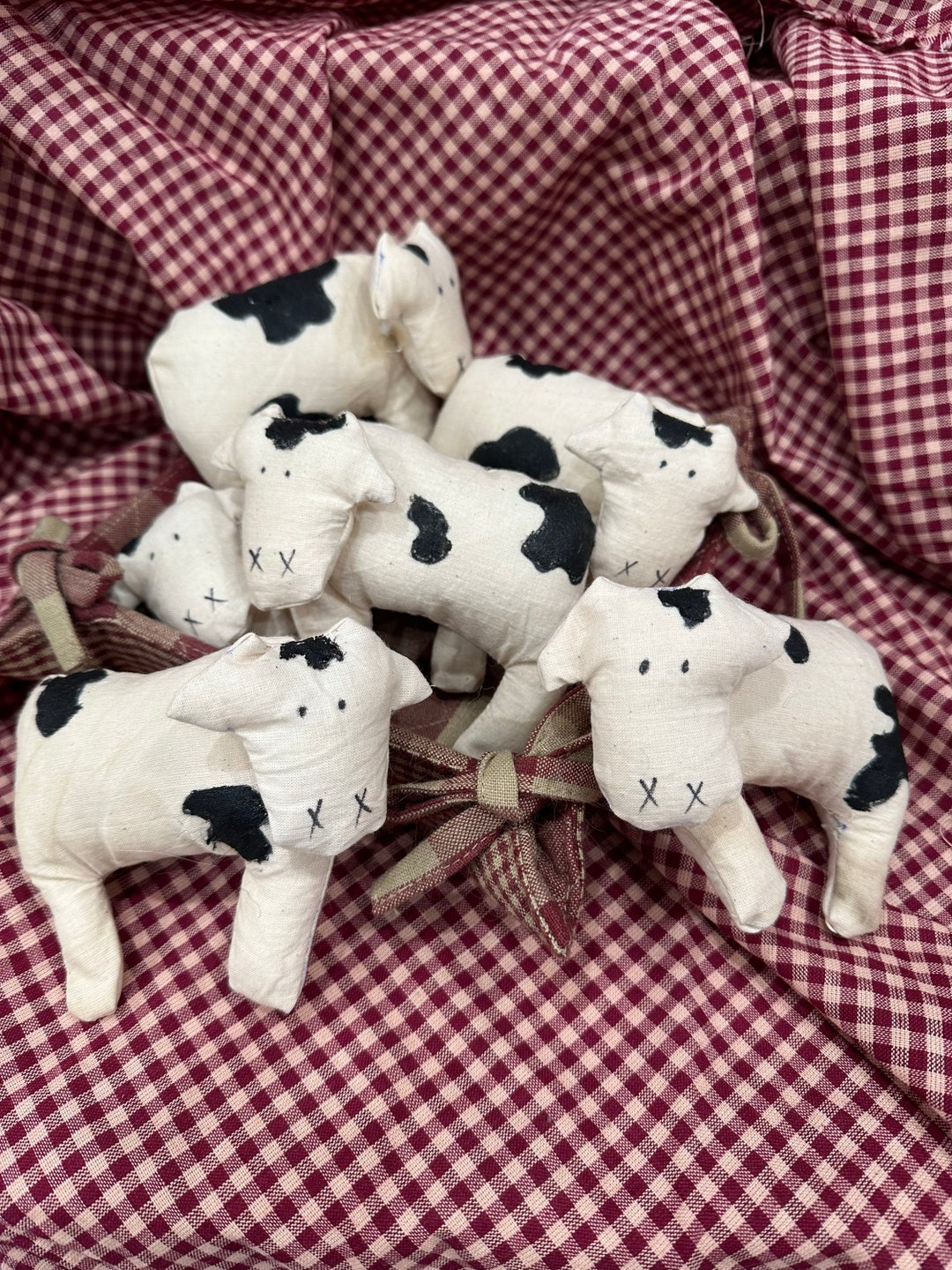 Farmhouse Cows Primitive Country Bowl Fillers - Etsy