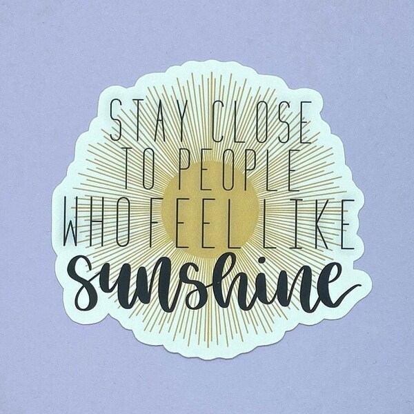 Sunshine Sticker - Etsy