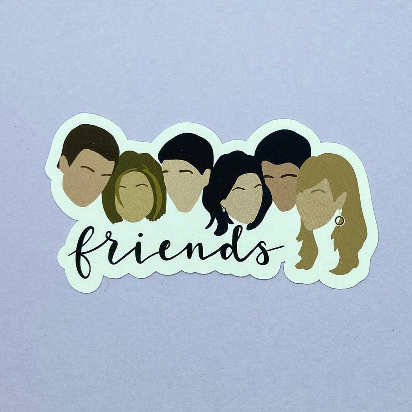 Friends Group Waterproof Sticker - Etsy
