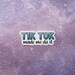 Tik Tok Made Me Do It Waterproof Sticker - Etsy