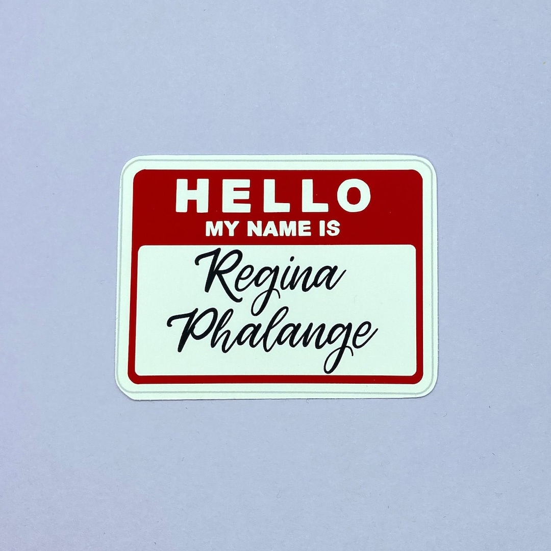 Friends Regina Phalange Waterproof Sticker - Etsy