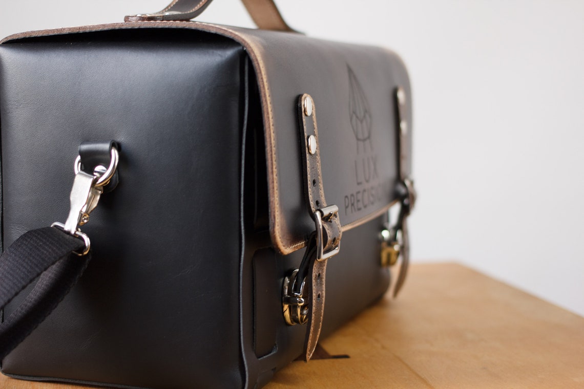 Leather Camera Bag With Your Logo by Desired Leather | Etsy