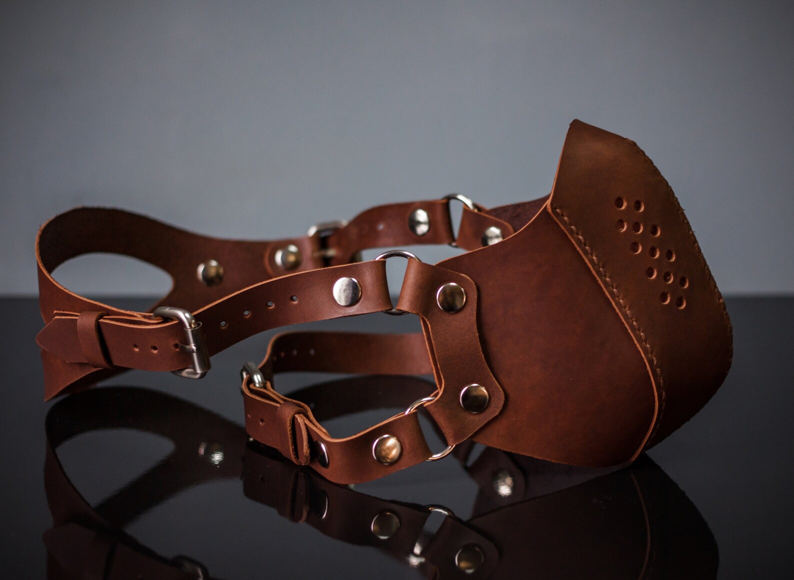 Leather Mask Steampunk Style Steampunk Mask Leather Armor - Etsy