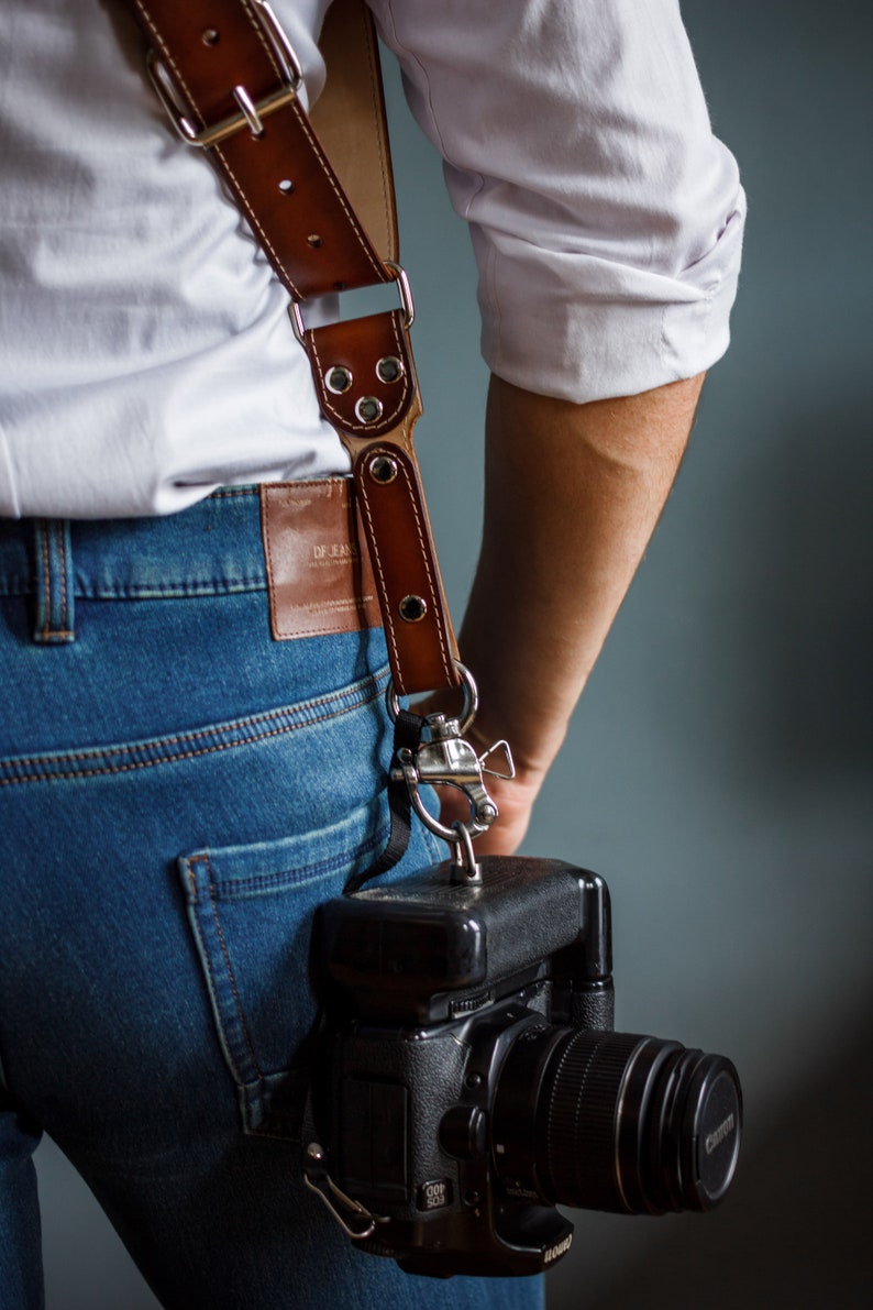 Multi Camera Straps Leather Camera Harness Dual Cameras - Etsy