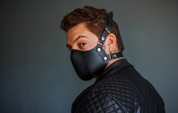 Leather Mask steampunk style Steampunk Mask leather armor | Etsy