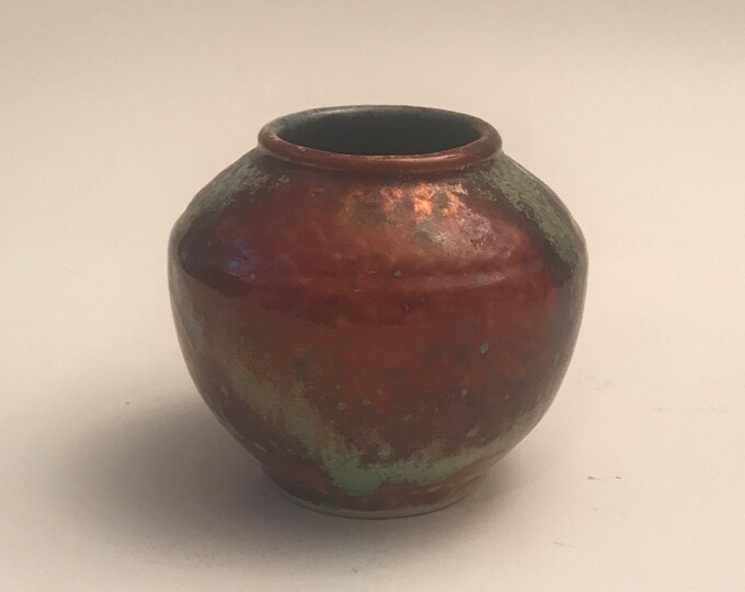 Vintage Michael Gubkin Small Art Pottery Vase - Etsy