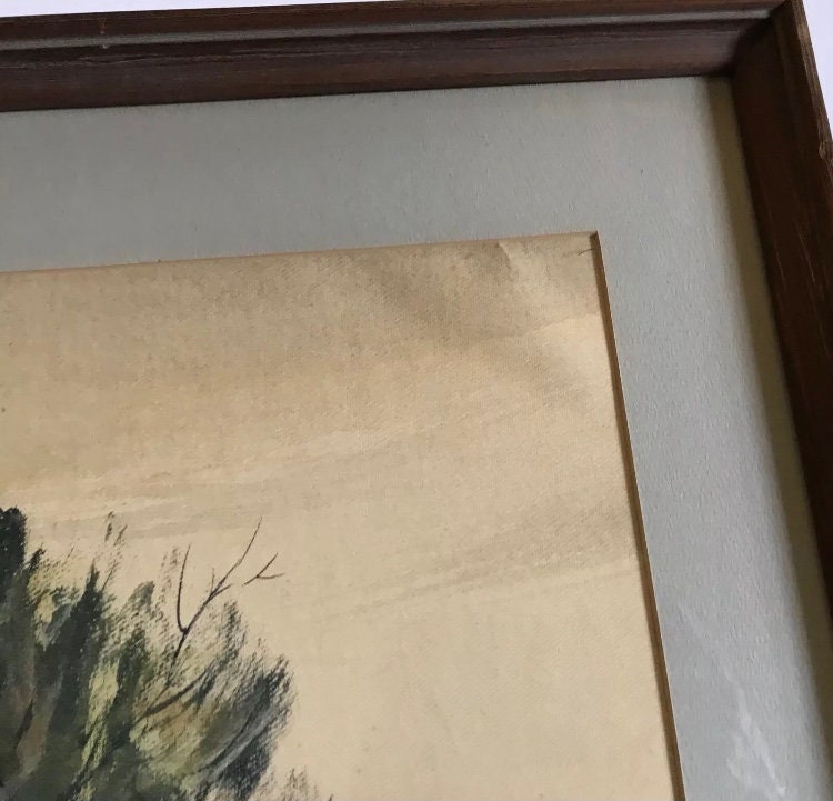 Vintage James R. Fallier Watercolor Painting on Paper Signed - Etsy