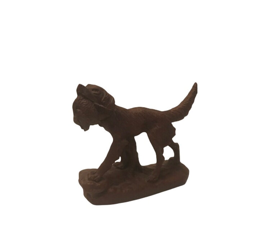 Vintage Red Mill Dog Figure - Etsy