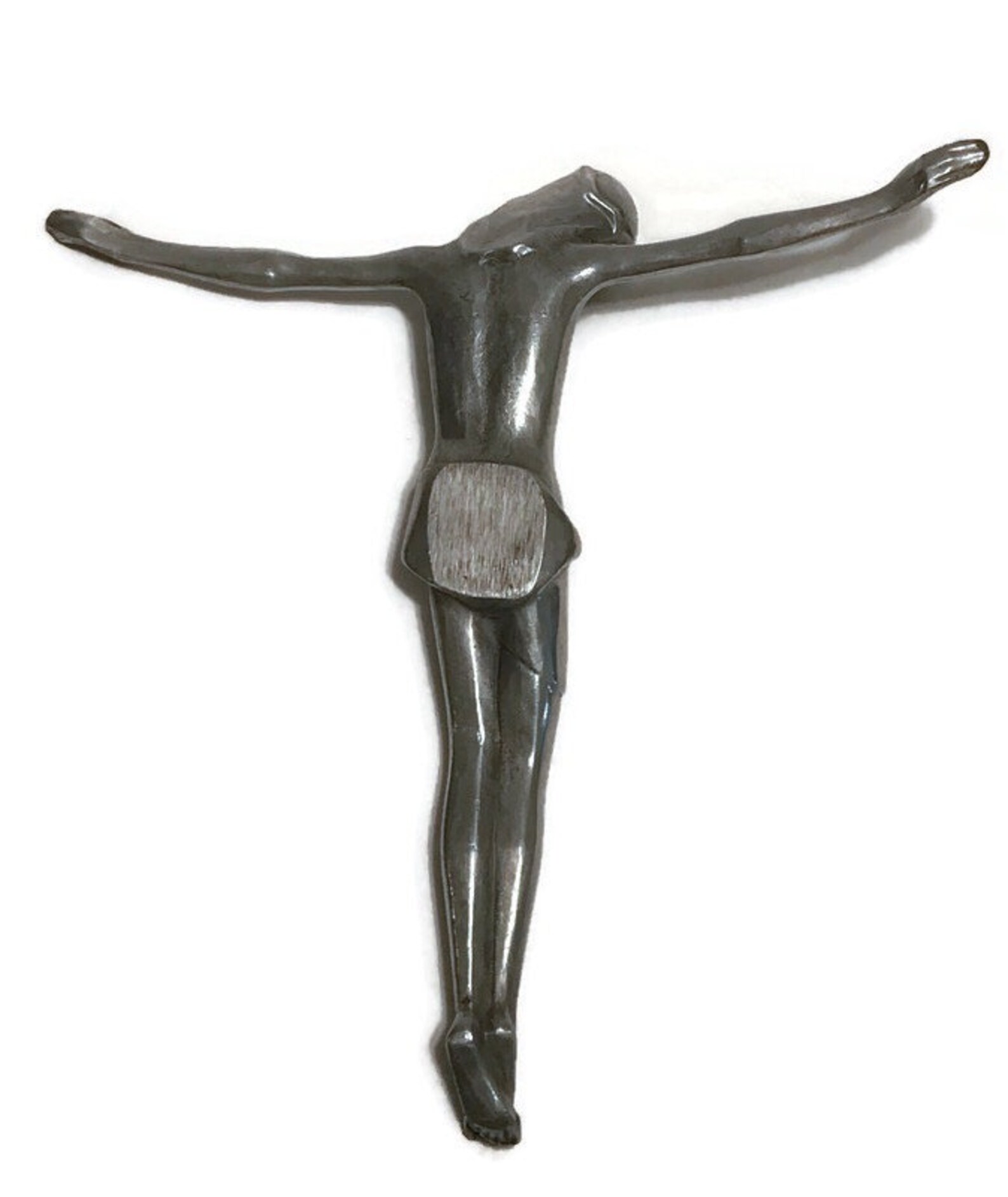 Vintage Metal Jesus Figure Sculpture - Etsy