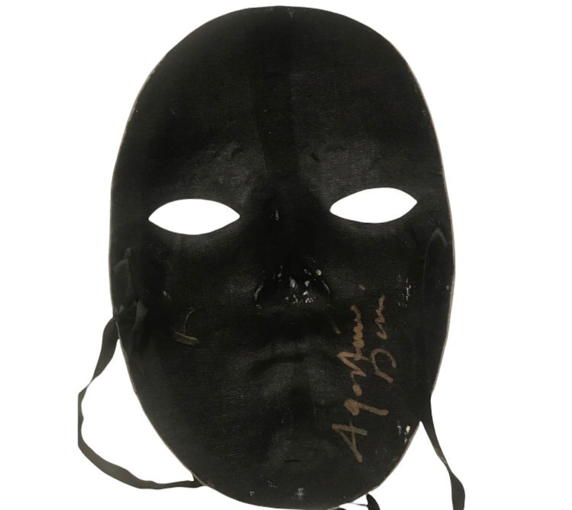 Pulcinella Play/theater Mask With Pulcinella Figure Painted on - Etsy