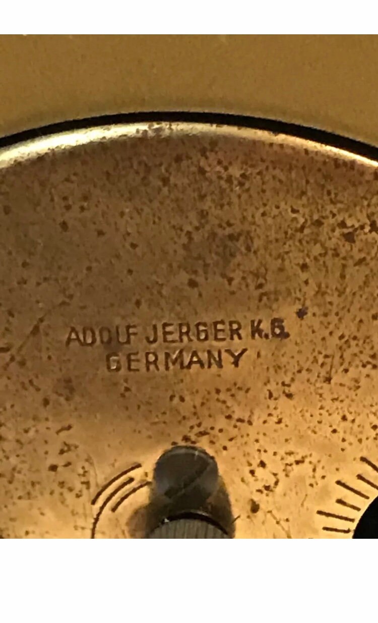Vintage Adolf Jerger K.G West Germany Wind up Clock - Etsy