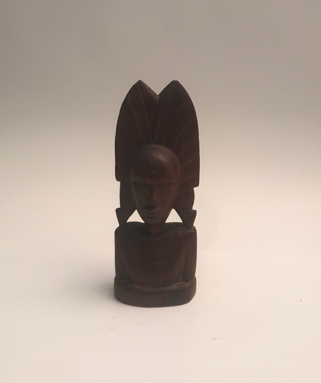 Vintage Wood Carved Peruvian Sculpture - Etsy