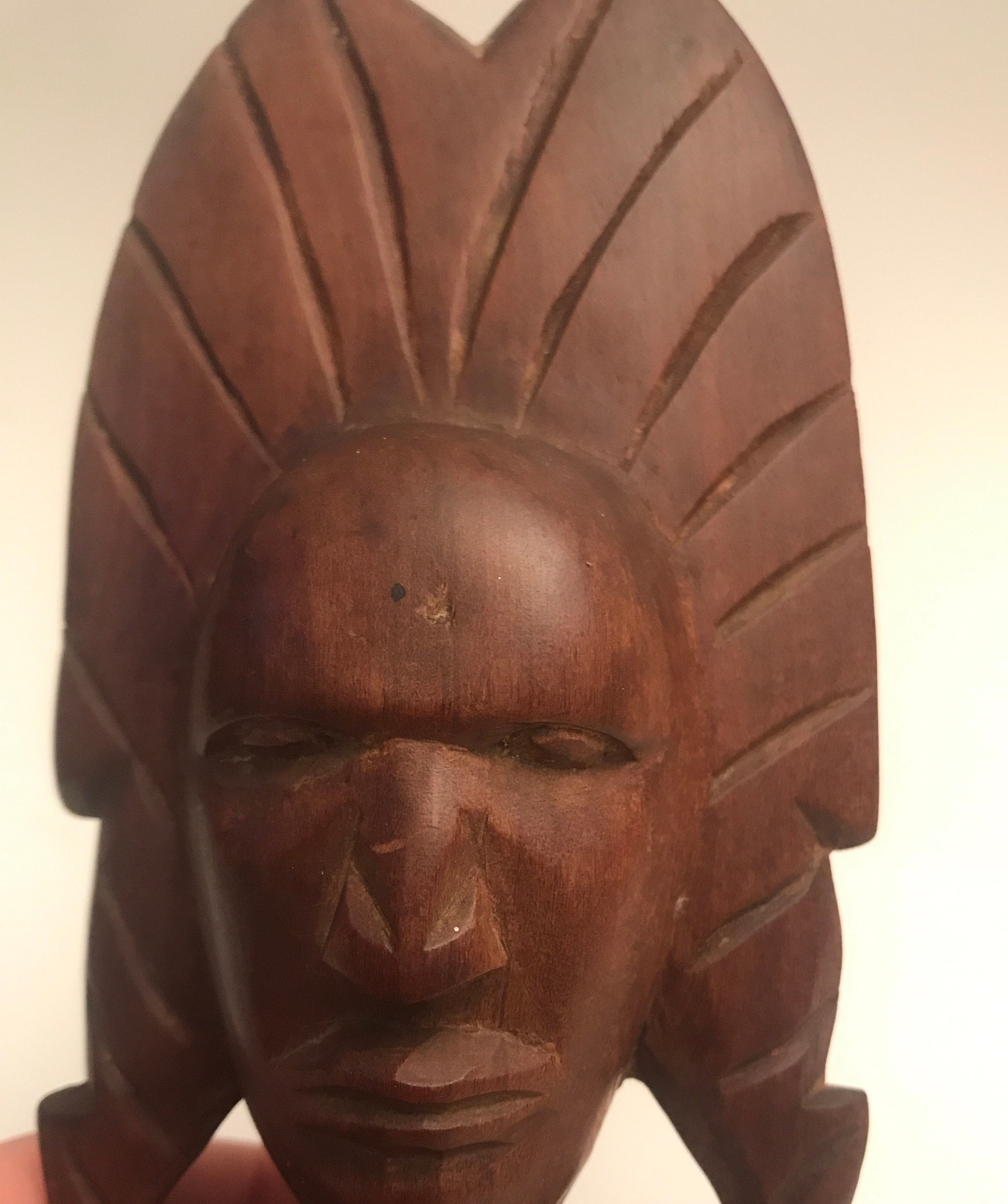 Vintage Wood Carved Peruvian Sculpture - Etsy