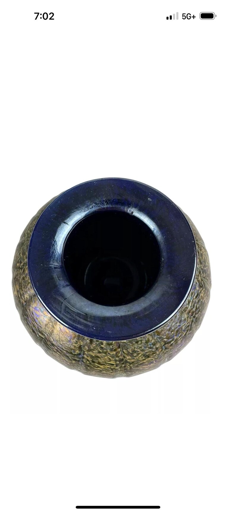 Vintage Stephen Fellerman Small Art Glass Vase Signed Numbered Dated ...
