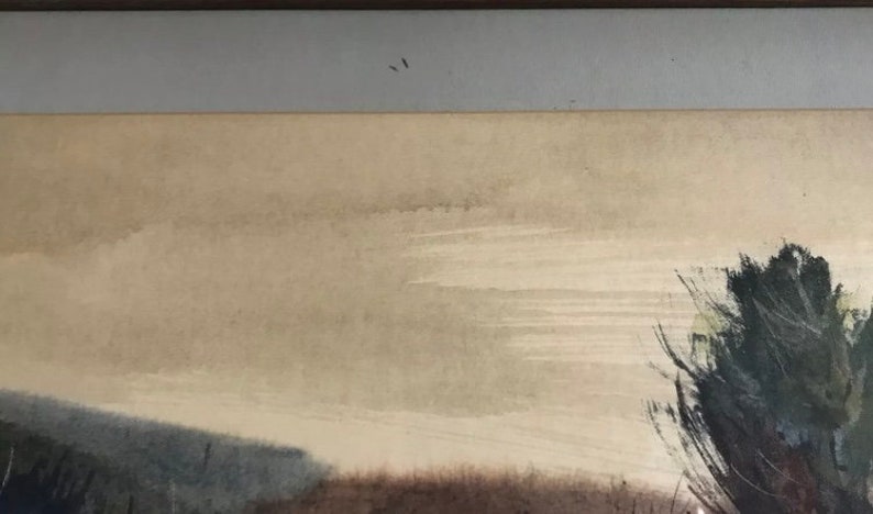 Vintage James R. Fallier Watercolor Painting on Paper Signed - Etsy