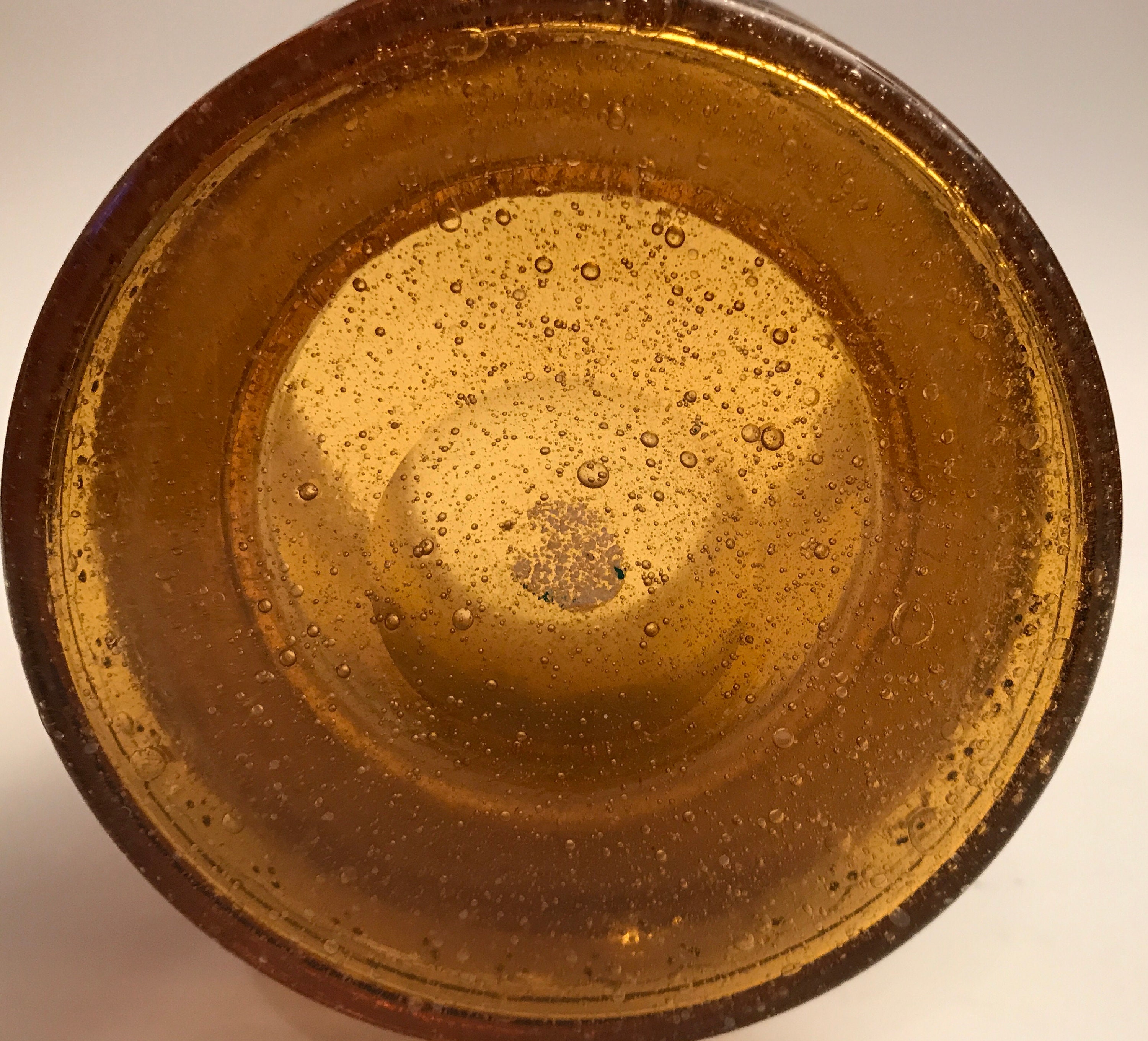 Antique Glass Vase Julius Muhlhaus with painted scene | Etsy