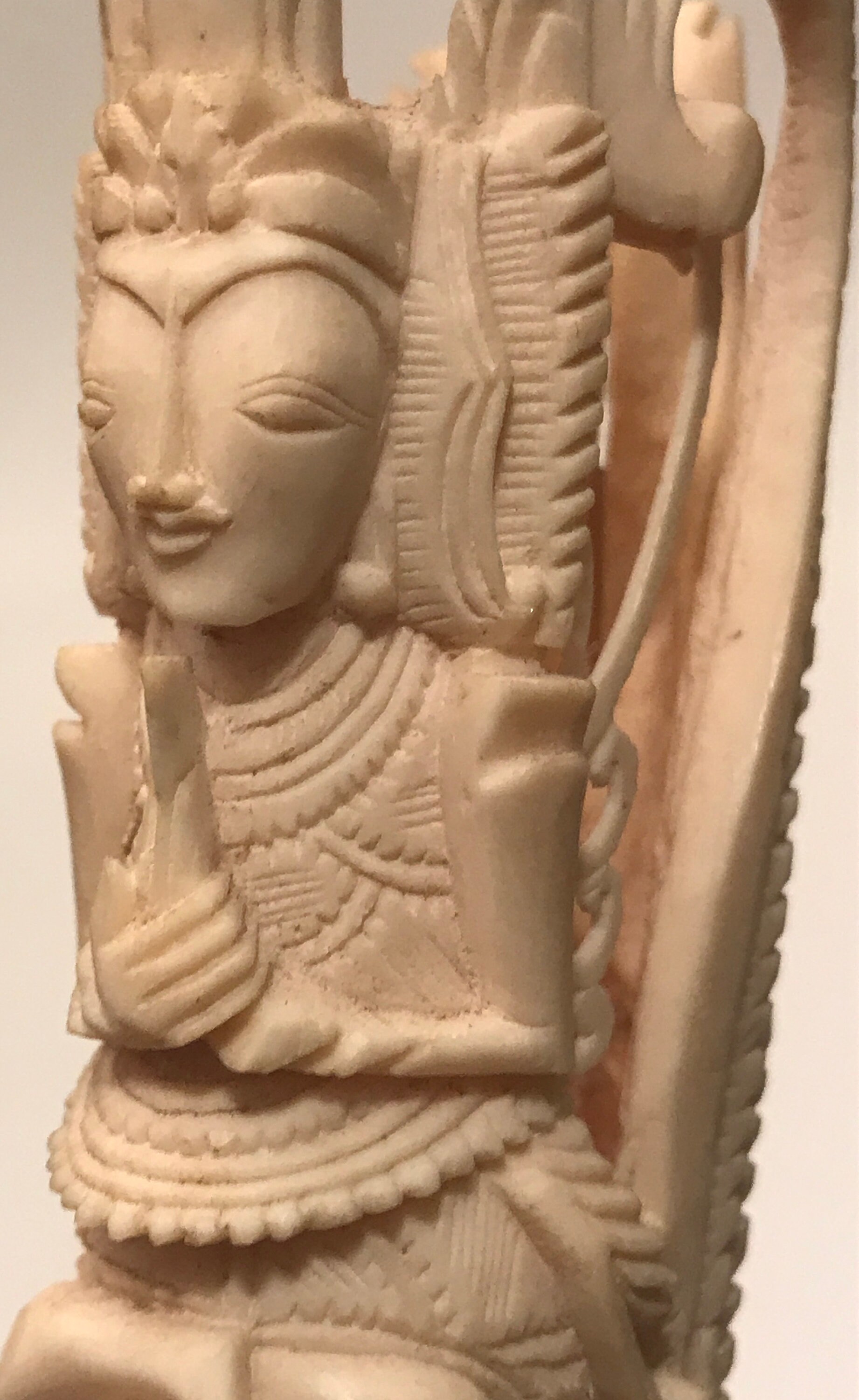 Bone Carving Sculpture Southeast Asian Bone Carving | Etsy