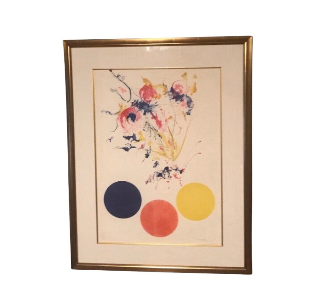 Laszlo Dus Artist Proof Litho Abstract Primary Colors Signed With AP - Etsy