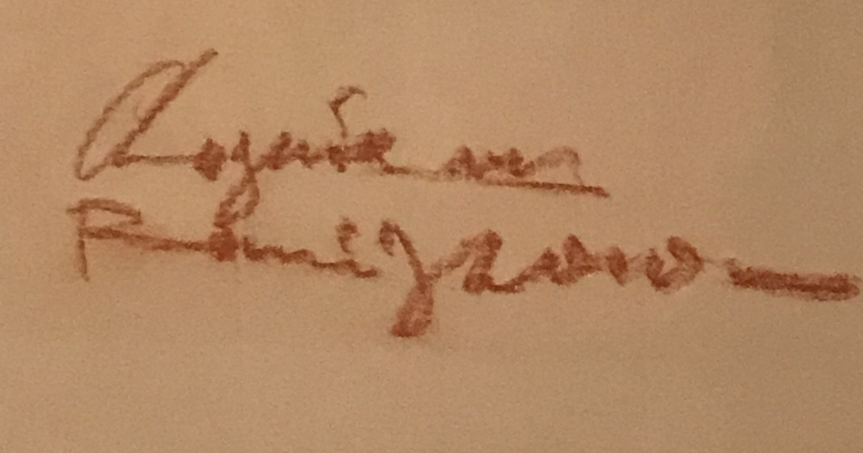 Conte Crayon/chalk Sketch of Bust Signed Lower Right | Etsy