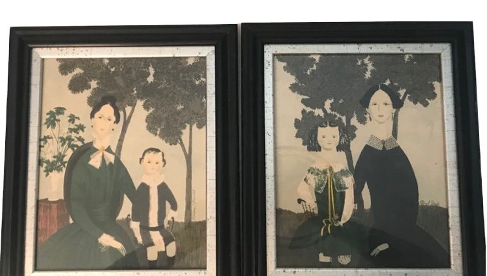 Richard E Howard Watercolor Mother and Child Artwork | Etsy