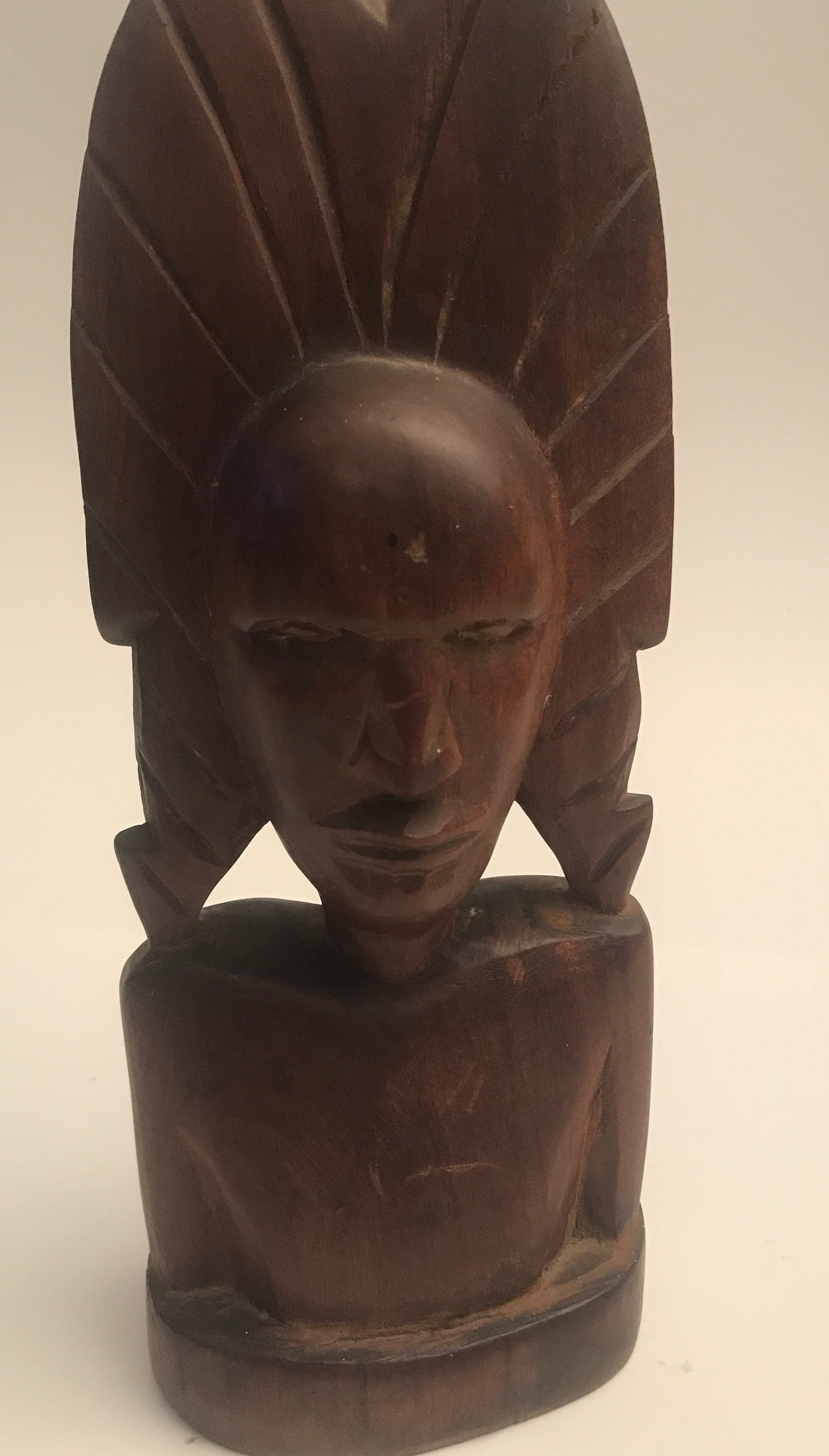 Vintage Wood Carved Peruvian Sculpture - Etsy