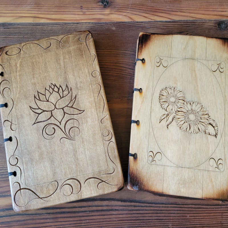 Wood Journal - Etsy