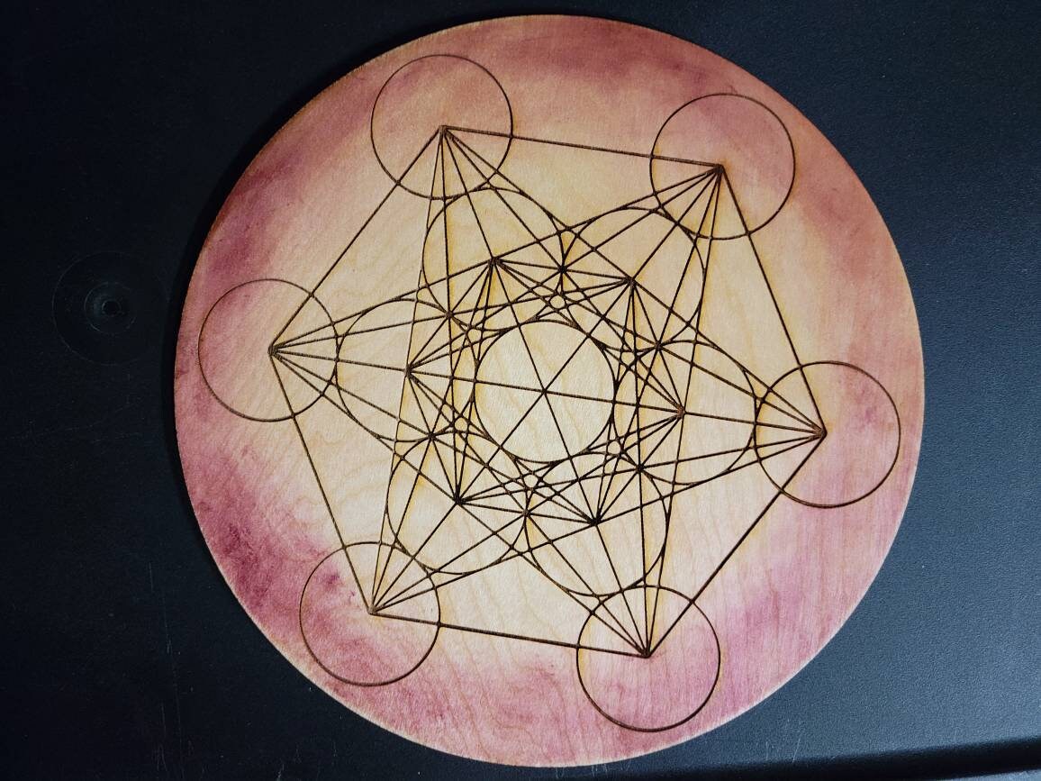 Metatron's Cube Crystal Grid Sacred Geometry Meditation - Etsy