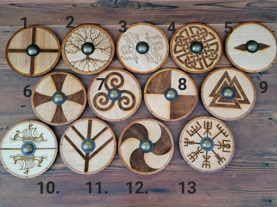 3 Inch Mini Shields, Viking Shields - Etsy