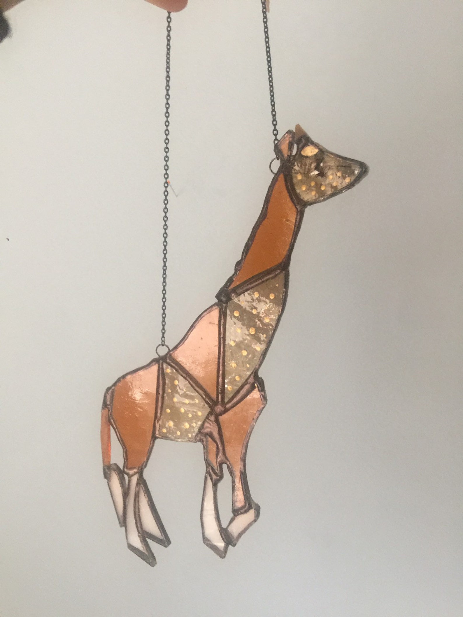 Giraffe Stained Glass Suncatcher Best Wall Window Decor for | Etsy