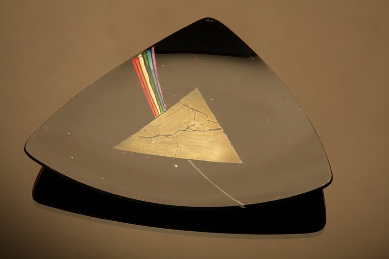 Pink Floyd Hand Painted Shine on You Crazy Diamond Glass Plate - Etsy