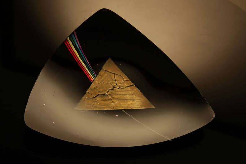 Pink Floyd Hand Painted Shine on You Crazy Diamond Glass Plate - Etsy