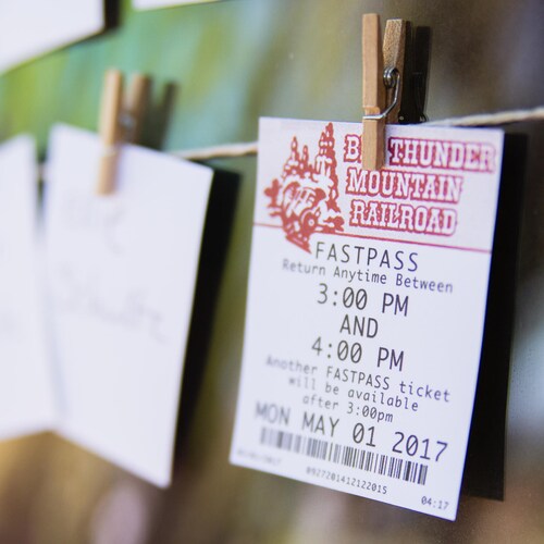 Custom Fastpasses Digital Download Fastpass Printable - Etsy