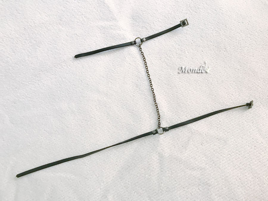 BJD SD DD 1/3 POPO68 POPO70 Dfa Leather Harness Whit Chain | Etsy