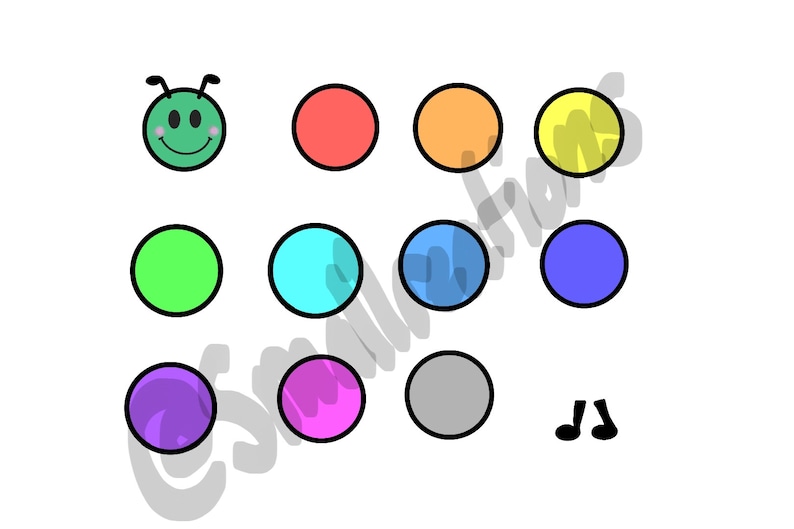 Happy Colorful Caterpillar Classroom Toddler Preschool Printable Decor ...